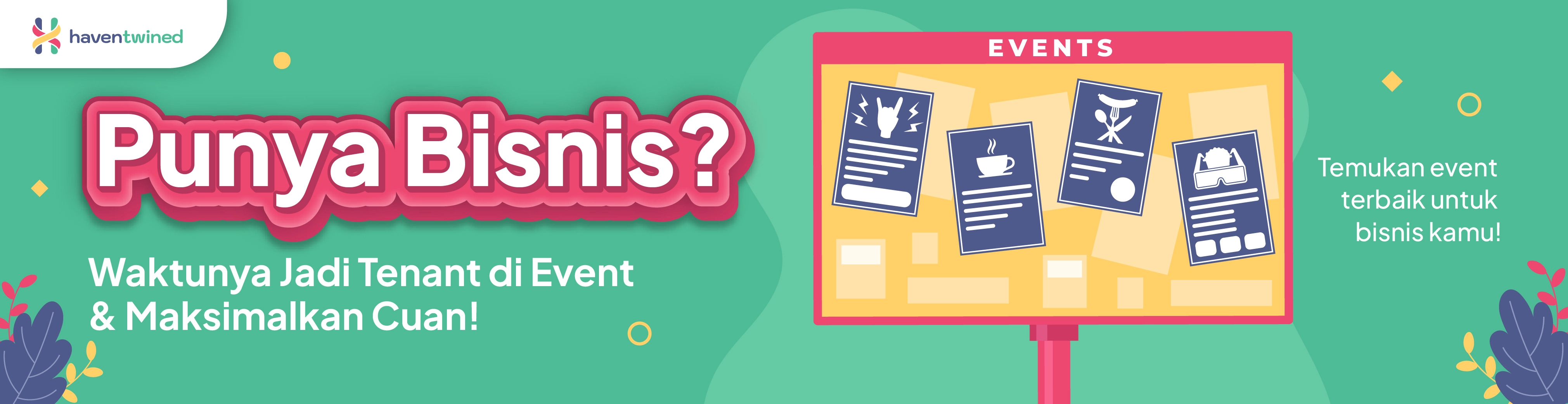 Haventwined | Cari dan Pesan Tenant Event secara Online